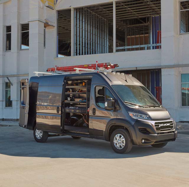 Ram ProMaster® Crew y Cargo Van 2025 | Opciones para la zona de carga
